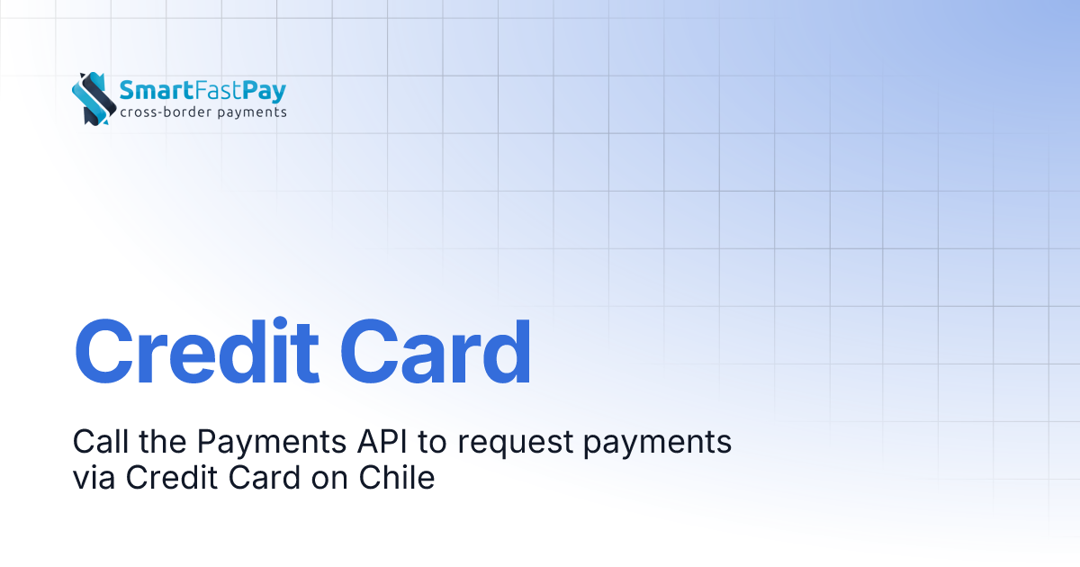 Credit Card | SmartFastPay Docs